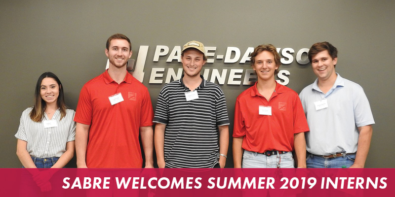 Summer 2019 Internship Program Begins! - Sabre Commercial, Inc.